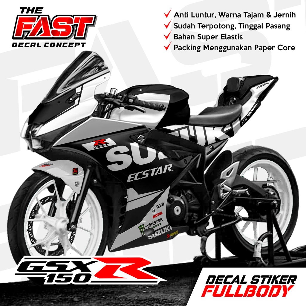 Terbaru Decal Gsx R150 Full Body Sticker Gsx R150 Full Body Decal Gsx ...