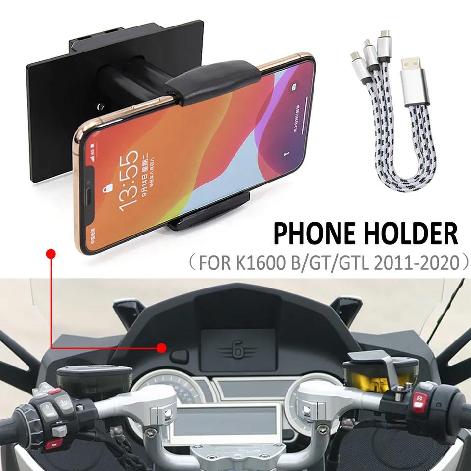 K 1600 B GT GTL Motorcycle GPS Phone Navigation Bracket USB Charger ...