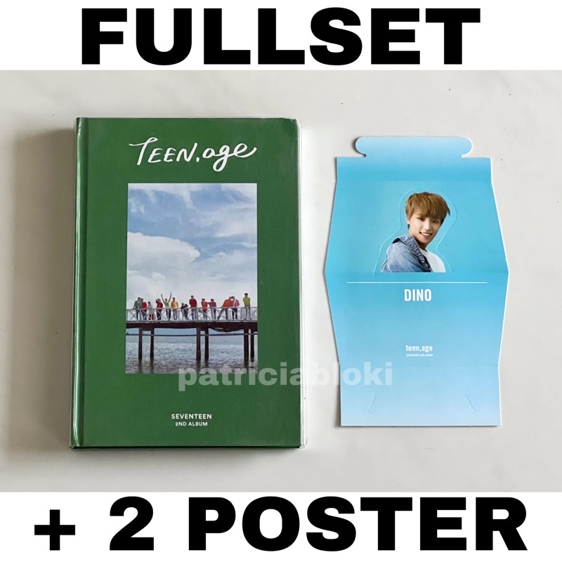 Fullset+poster 2nd Album Seventeen Teen Age Green Ver Unsealed Batangas ...