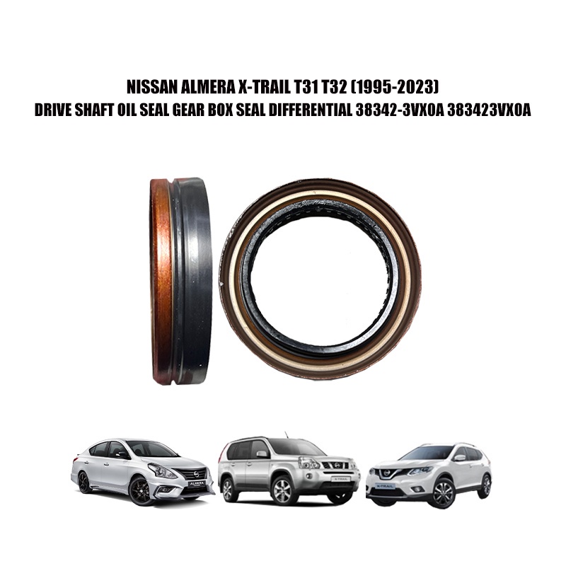 NISSAN ALMERA X-TRAIL T31 T32 DRIVE SHAFT OIL SEAL GEAR BOX SEAL ...