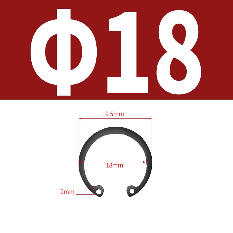 Standard Internal Circlips Retaining Rings C Clip M3-M20 Shaft ...