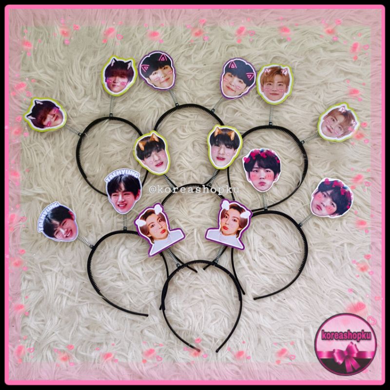 CUSTOM KPOP TUING TUING HEADBAND REQUEST BTS EXO NCT TREASURE ENHYPEN ...