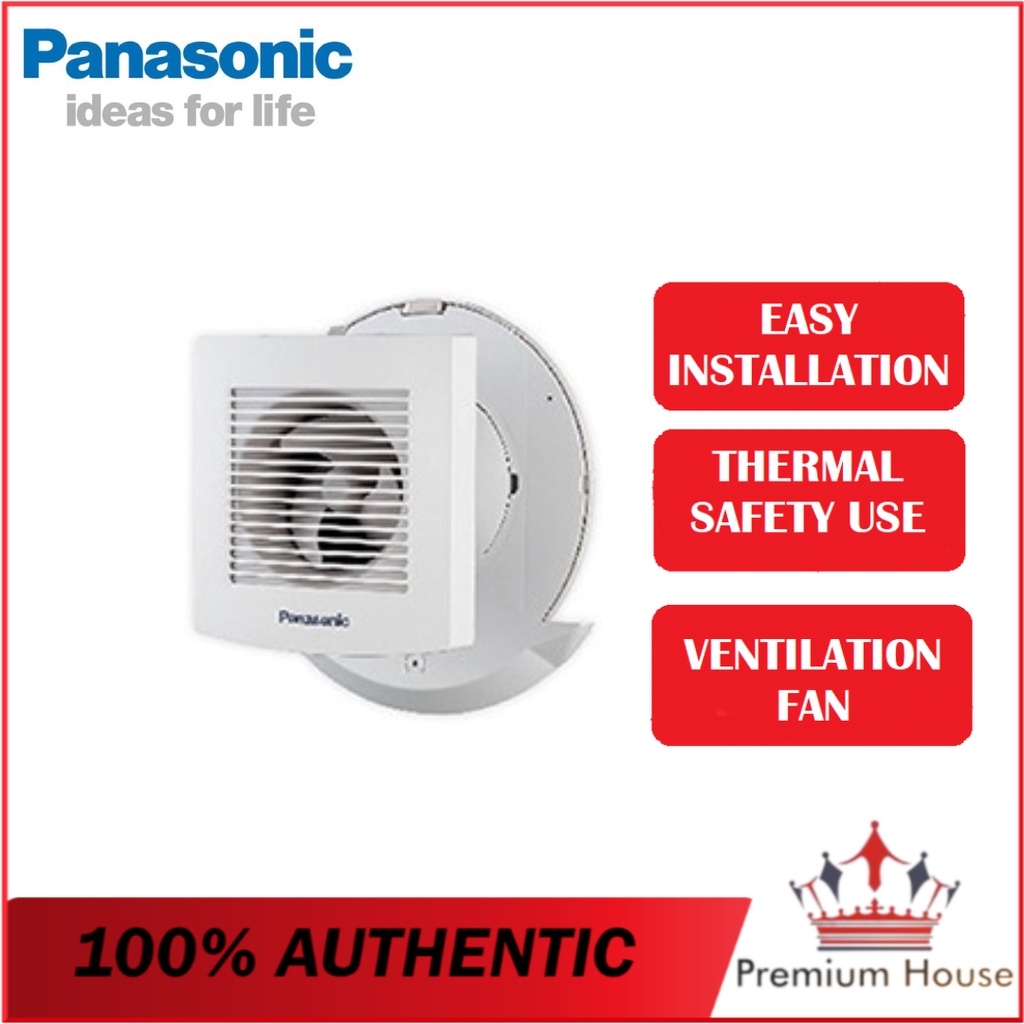 PANASONIC VENTILATING FAN FV-15EGK1 (6 INCH) BATHROOM PIPE EXHAUST ...