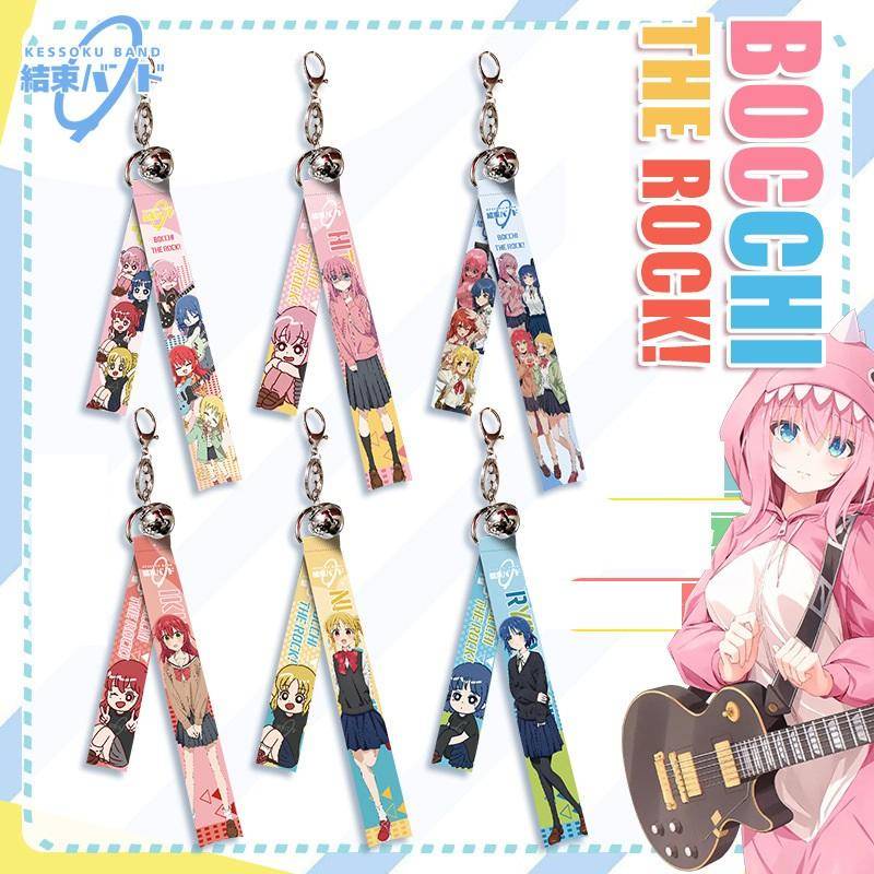 2022 Bocchi The Rock Lanyards Keychain Gotou Hitori Ijichi Nijika ...