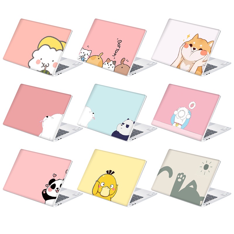 1pc notebook computer decals,Cute cartoon cover,10-17.3 inch PVC ...