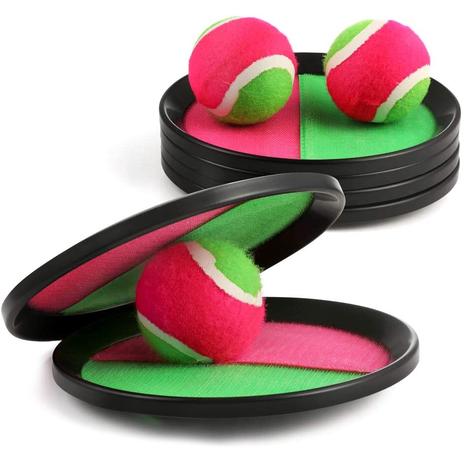 Toss Catch Ball Set, Catch Game Toys, Outdoor Paddle Ball Beach Game ...