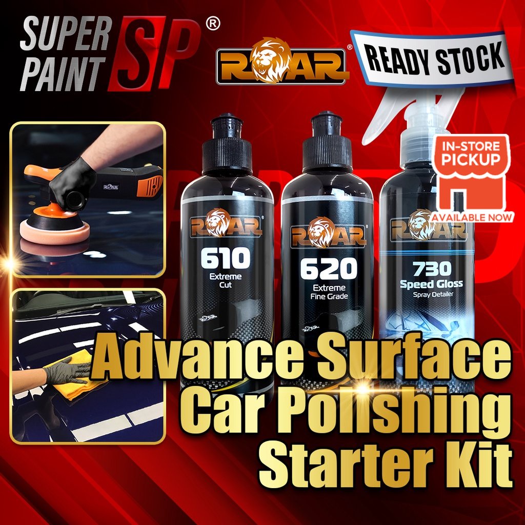 ROAR Polish Starter Kit 3 in 1 (610, 620, 730) Surface Finishing ...