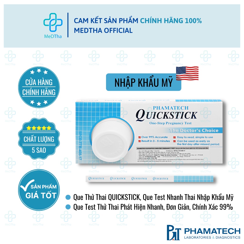 Quickstick Pregnancy Test - Early Detection Test, Fast, Convenient ...