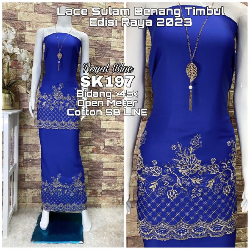 KAIN PASANG BIDANG 45" OPEN METER - SB LINE SULAM BERBIKU EXCLUSIVE ...