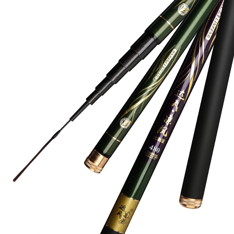 Telescopic Fishing Pole Travel Fishing Rod Batang Joran Mancing 2.7-6 ...