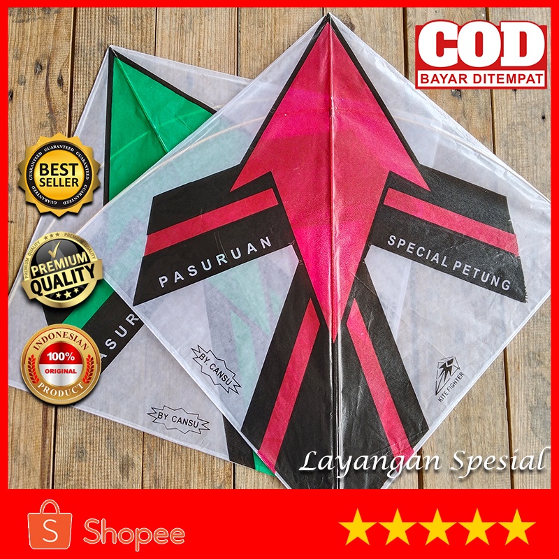 Original PASURUAN CANSU SUKOY SUPER TOURING KITE / CONTENTS 10 PCS ...