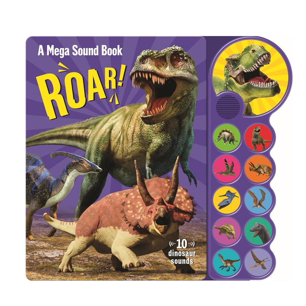 Dinosaurs Roar Sound Book with 10 Buttons Exciting Sounds & Interesting ...
