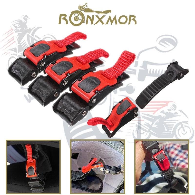 RONXMOR 1PC Plastic Motorcycle Helmet Speed Clip Chin Strap Quick ...