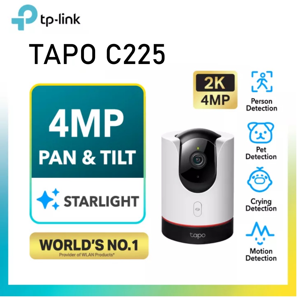 TP-Link TAPO C225 4MP/2K Security AI CCTV With Smart Detection and ...