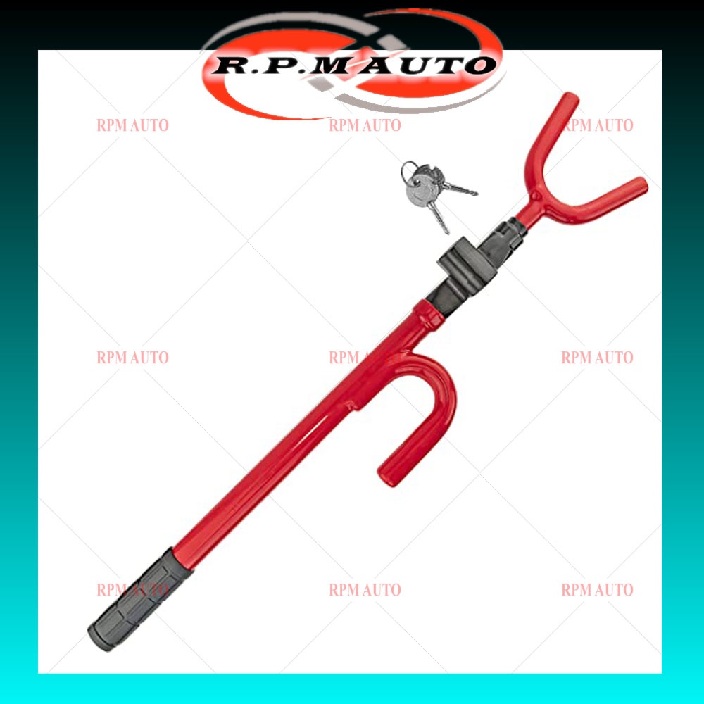 Steering Wheel Lock, Car Lock, Vehicle Security Lock, Kunci Kereta ...