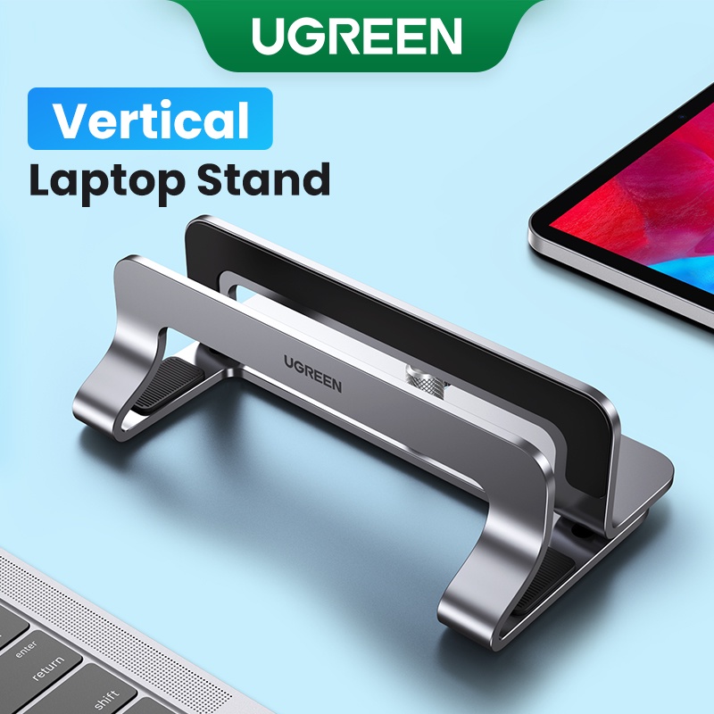 UGREEN Adjustable Aluminum Vertical Laptop Stand | Shopee Malaysia