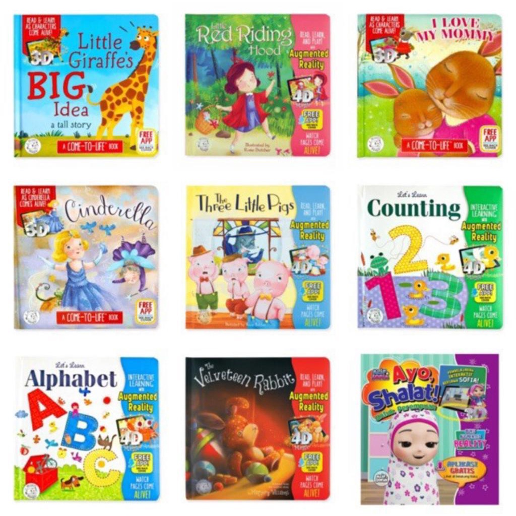 Children's STORY BOOKS IMPORTED BOOKS AUGMENTED BOOK CINDERELLA ...