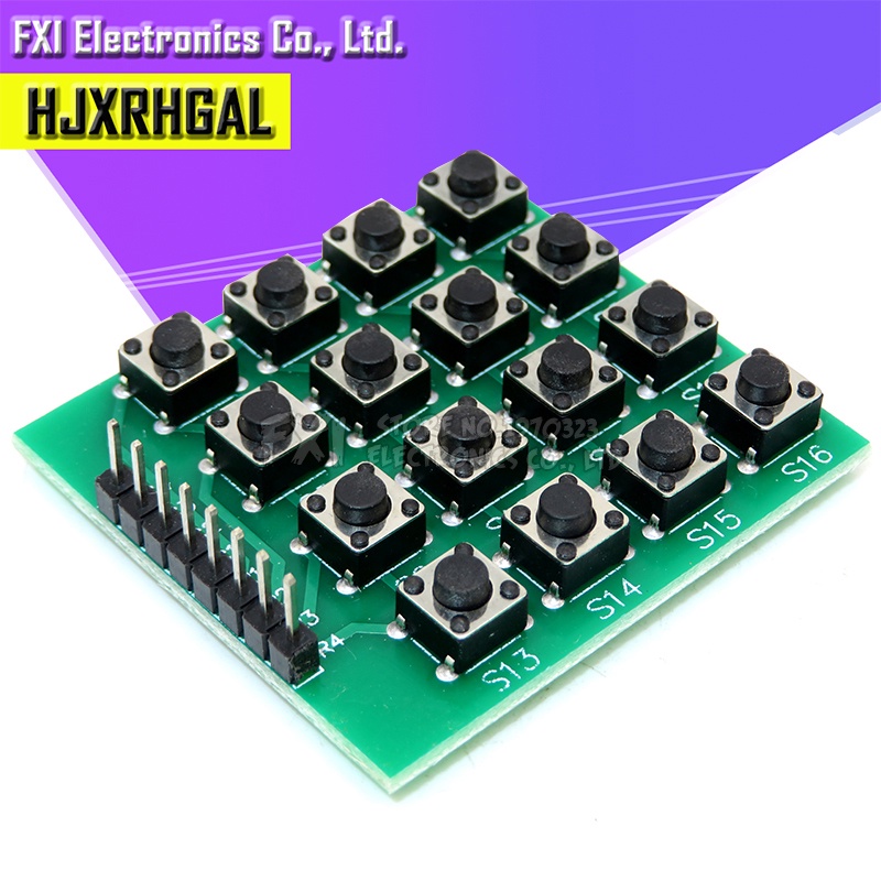 1pcs 4x4 4*4 Matrix 16 Keypad Keyboard Module 16 Button Mcu 8 pin new ...