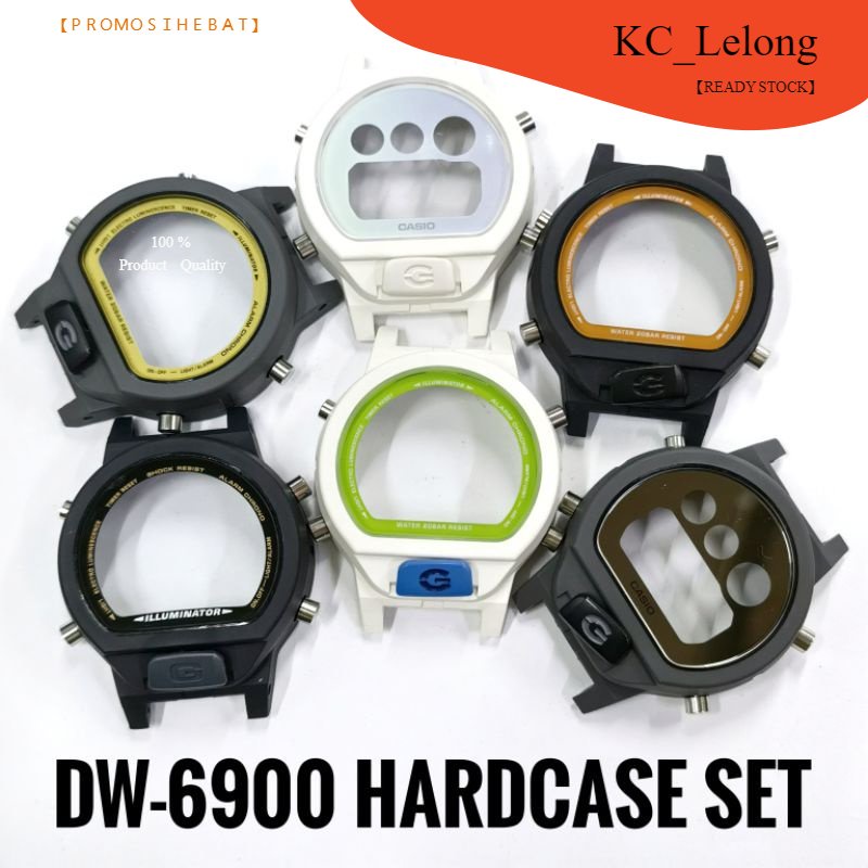 {Ready Stock) ORIGINAL CASIO G-SHOCK DW-6900CB-1 HARDCASE + GLASSES ...
