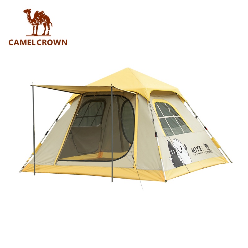 CAMEL CROWN Automatic tent 4 ~ 5 people outdoor portable folding ...