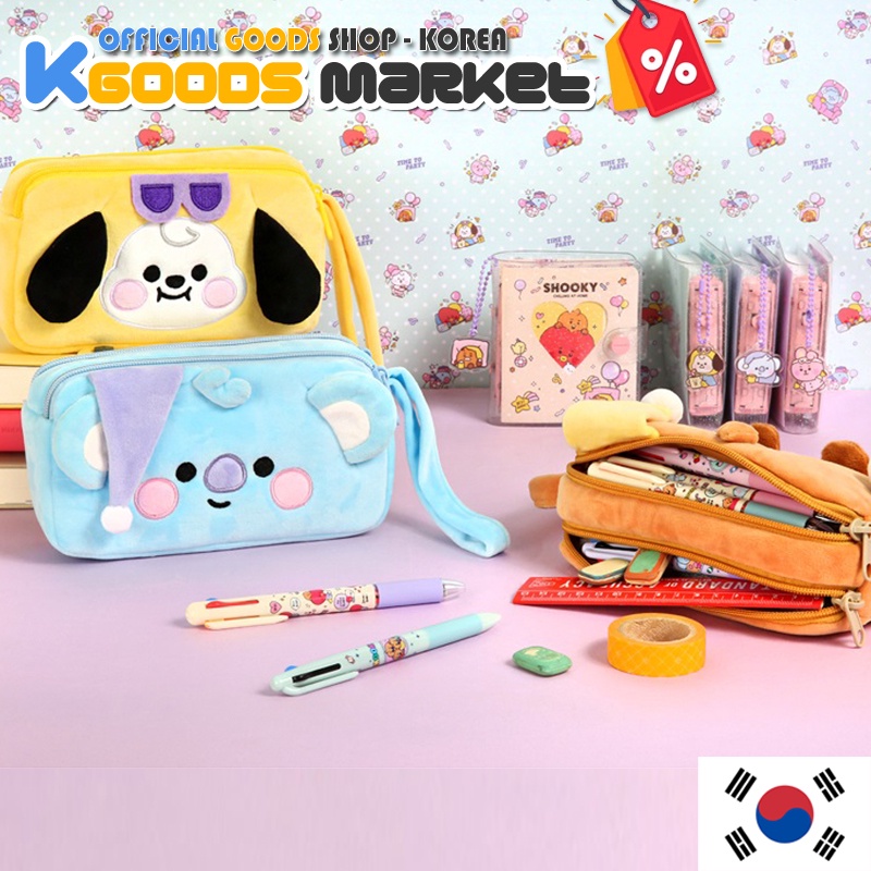 BTS BT21 Doll Pen Pouch Party Monopoly Official Goods | Shopee Malaysia