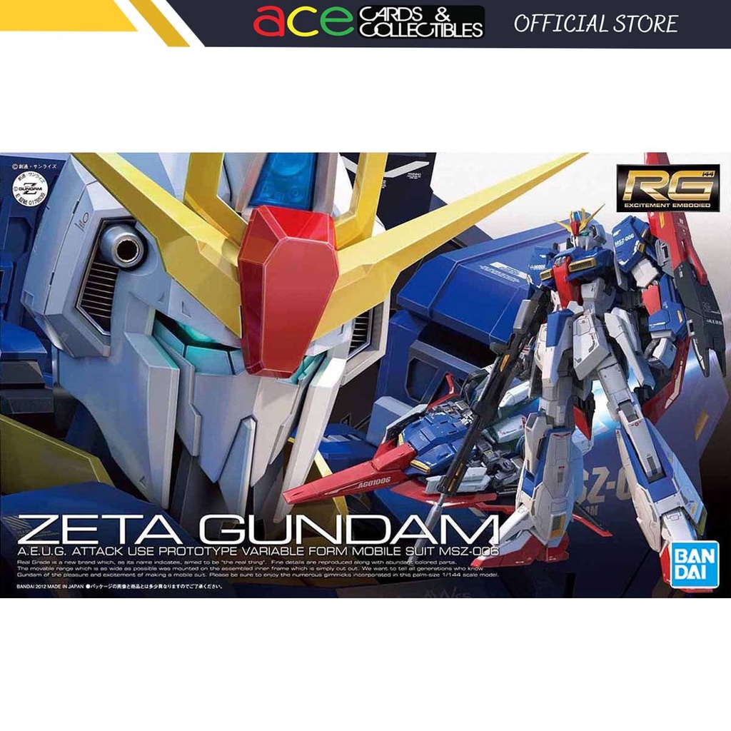 Gunpla RG 1/144 MSZ-006 Z Gundam | Shopee Malaysia