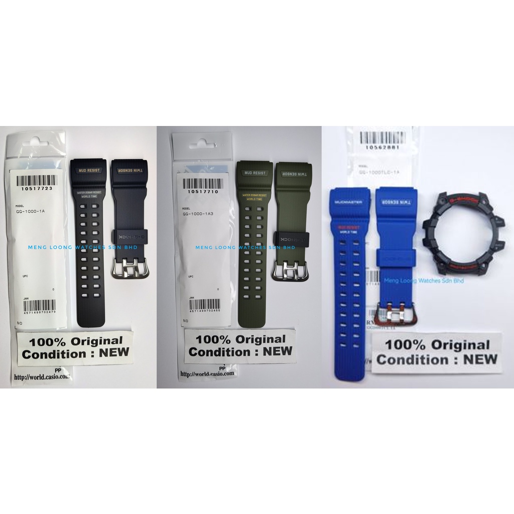 [ORIGINAL] G-SHOCK GG1000 TLC MUDMASTER BAND "bnb" TALI STRAP Items ...