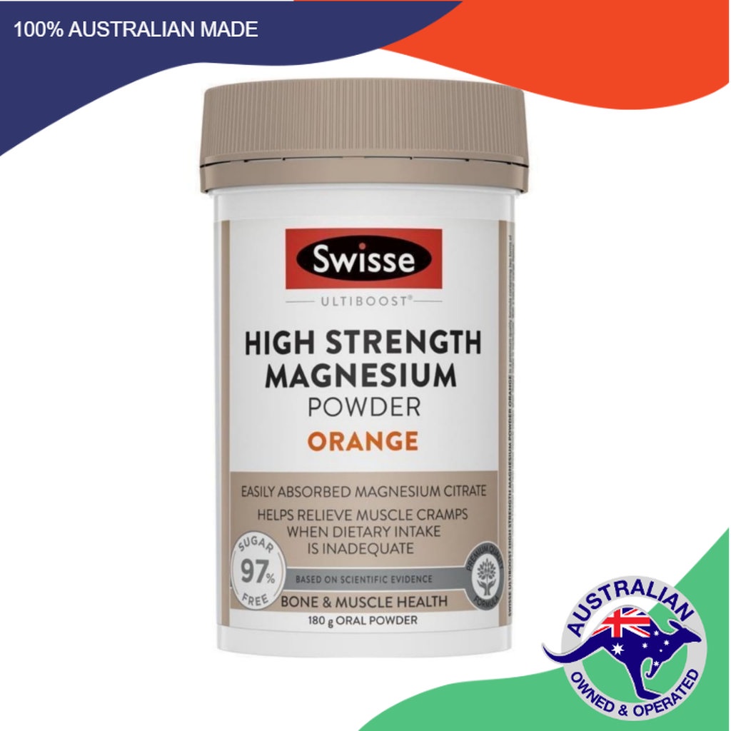 Swisse Magnesium Powder Orange 180g | Shopee Malaysia