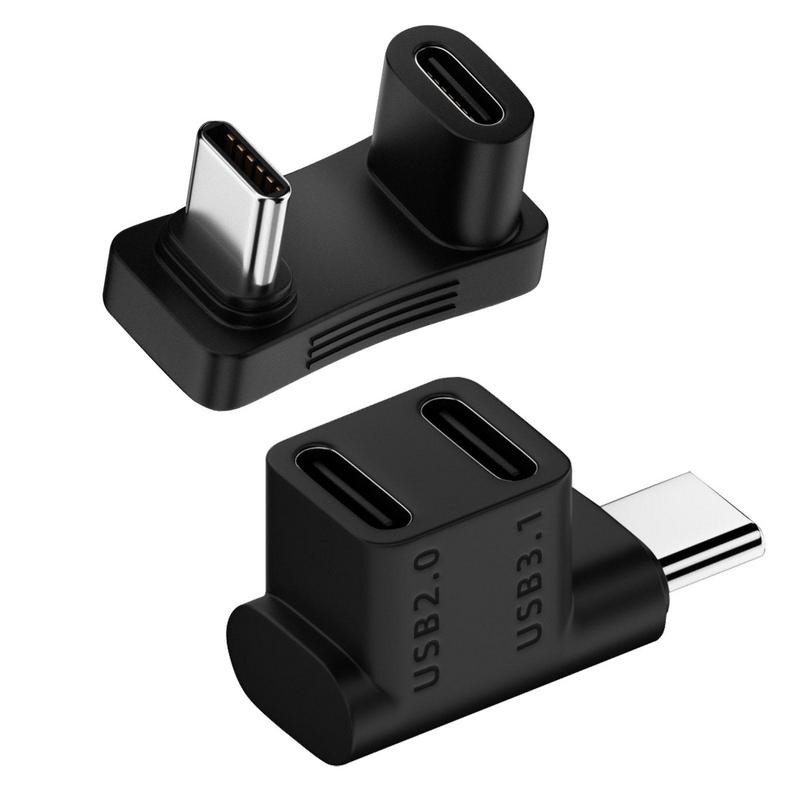 For Steam Deck and Rog Ally 2 in 1 Extension Connector Right Angle Type ...