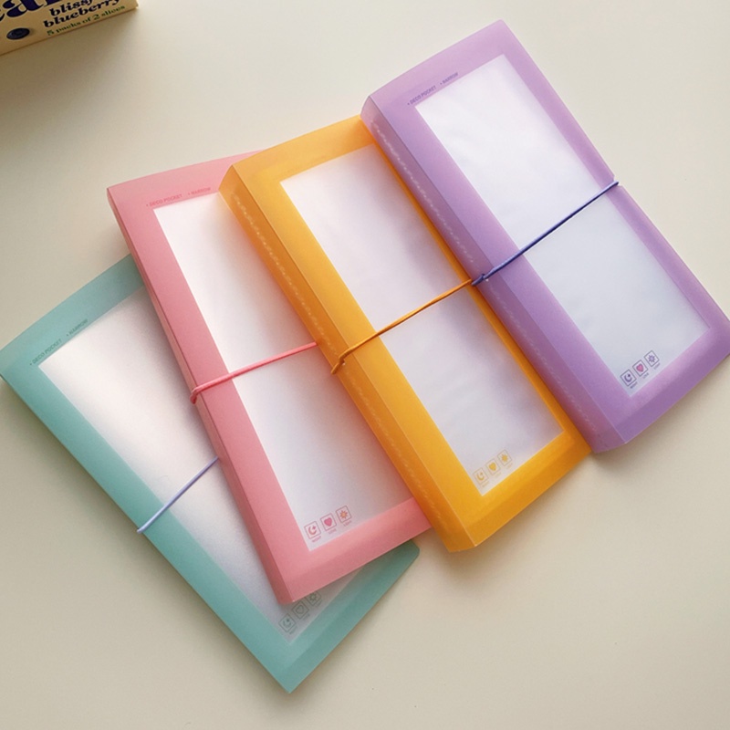 Macaron Color Long Strip Shape Translucent Stickers/Photo/Stamp ...