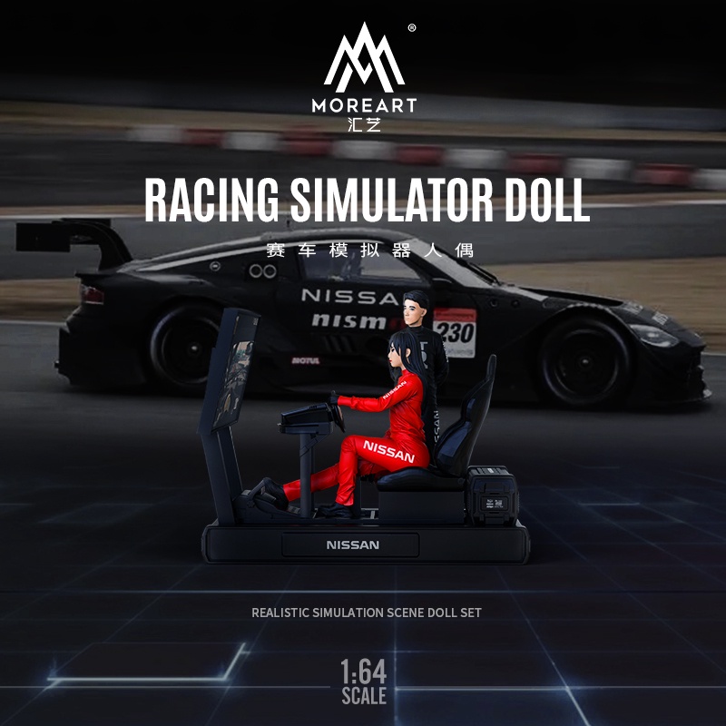 MoreArt 1: 64 Racing Car Simulator Doll Set Model | Shopee Malaysia