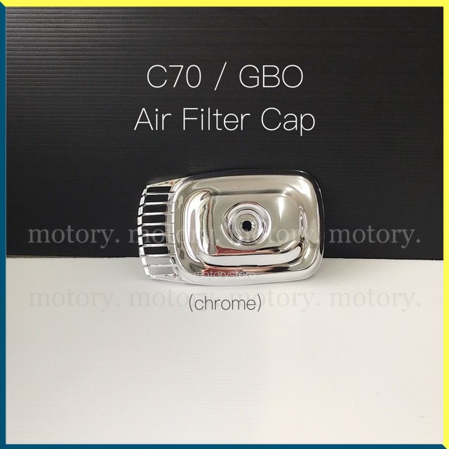 HONDA C70 / GBO - AIR CLEANER CAP ( CHROME ) | Shopee Malaysia