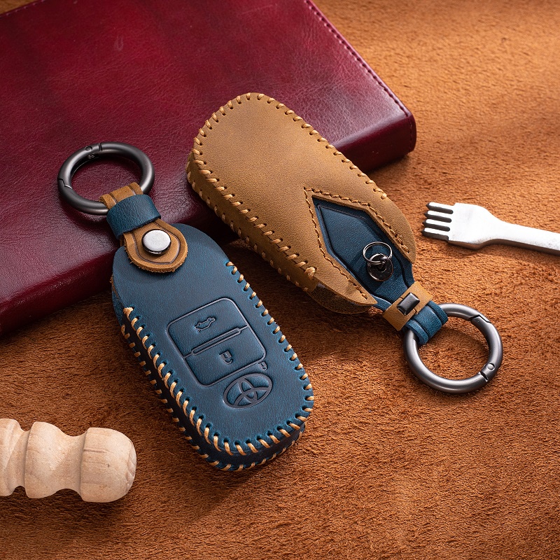 Toyota vios 2023 new Keyless Remote Car Key leather Cover Case | Shopee ...
