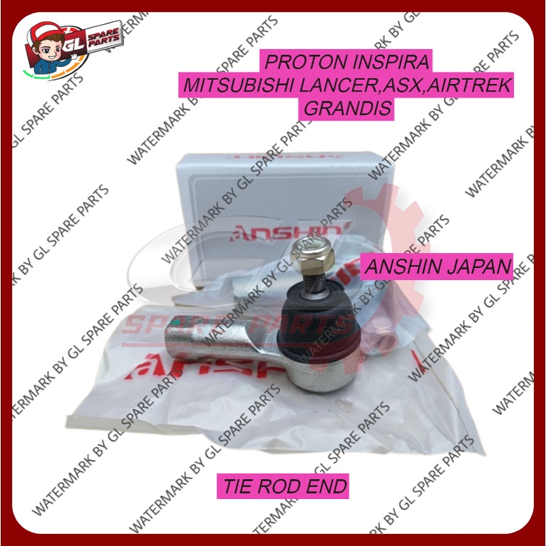 (ANSHIN JAPAN) TIE ROD END (SET) PROTON INSPIRA MITSUBISHI LANCER / ASX ...