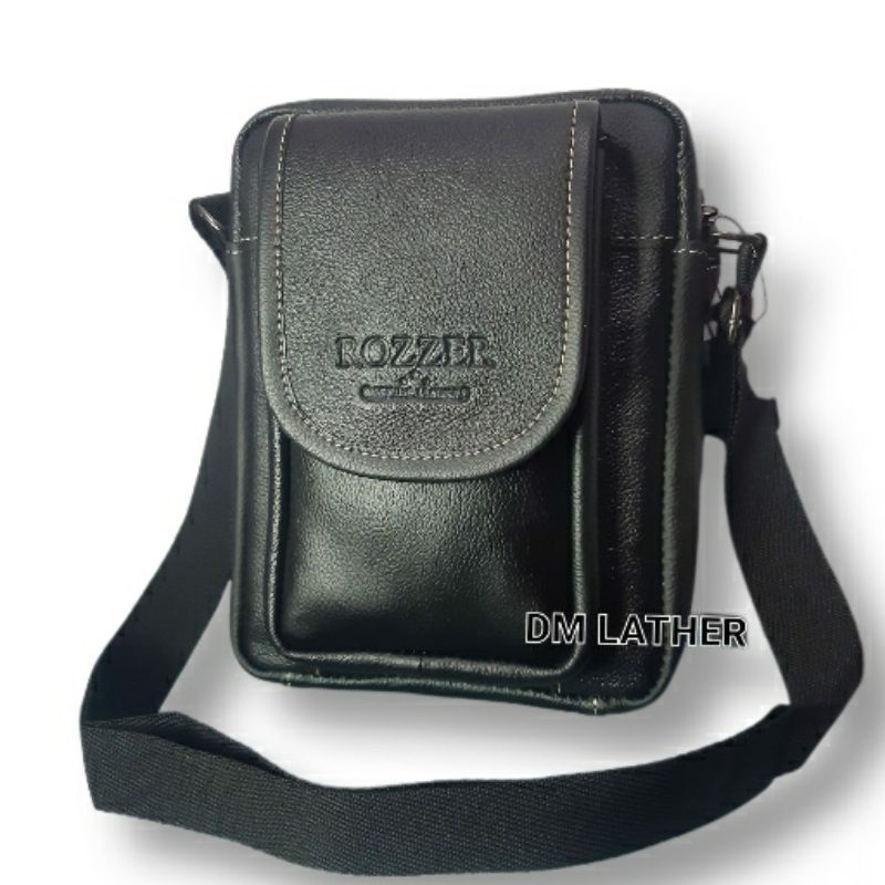 Rozzer Genuine Leather Men's Bag Hp Pocket model | Shopee Malaysia