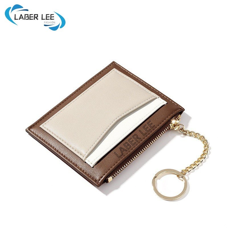 LABER LEE Women Short Purse Card Holder Wallet 3 Color Splice | Shopee ...