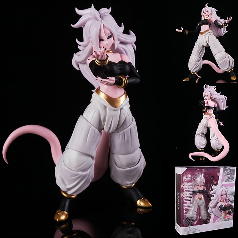 Dragon Ball Figma Android No.21 Buu Action Figures Female Buu Pvc Model ...