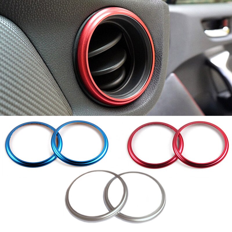 Car Styling AC Air Outlet Ring Air Conditioning Cover AC Vent ...