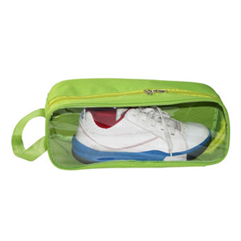 Portable Folding Shoe Bag Visual Transparent Custom Shoe Storage Bag ...