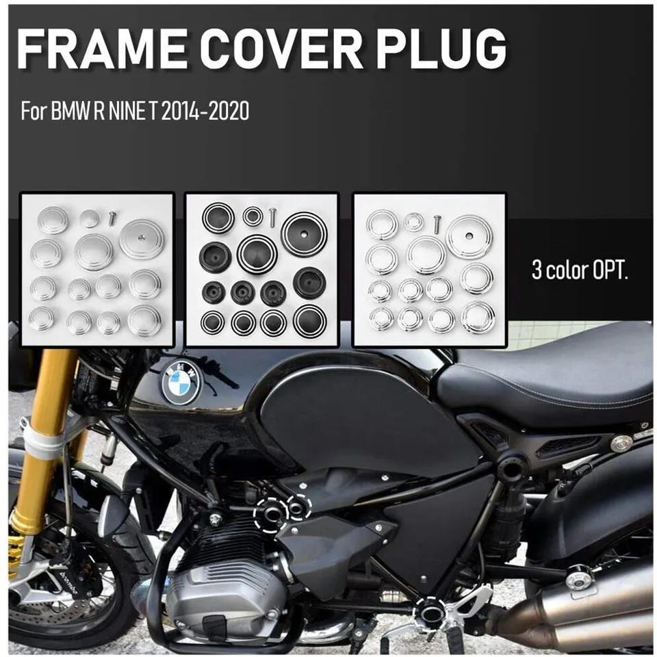 Motorcycle R9T Urban GS Frame Hole Cap Plug Insert Decor Cover Set for ...