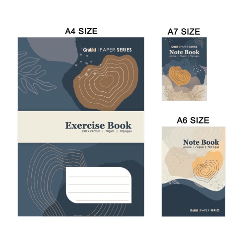 Grabbit Exercise A4 / A6 / A7 Notebook (70gsm x 70 Pages) | Shopee Malaysia