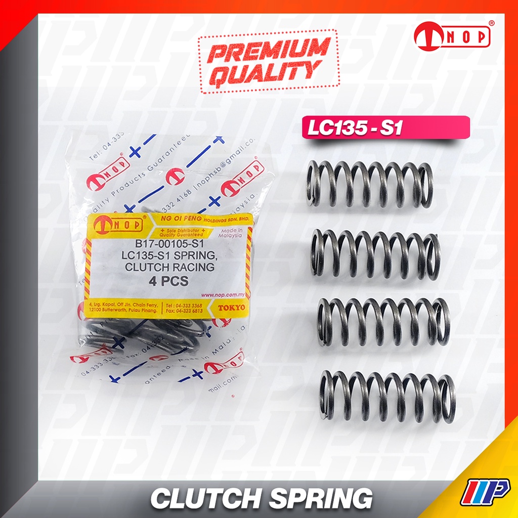 NOP TOKYO CLUTCH SPRING (Standard/S1-Racing)SET for EX5/C70/DREAM/WAVE/LC135/Y110/Y125Z/SRL/RXZ ...