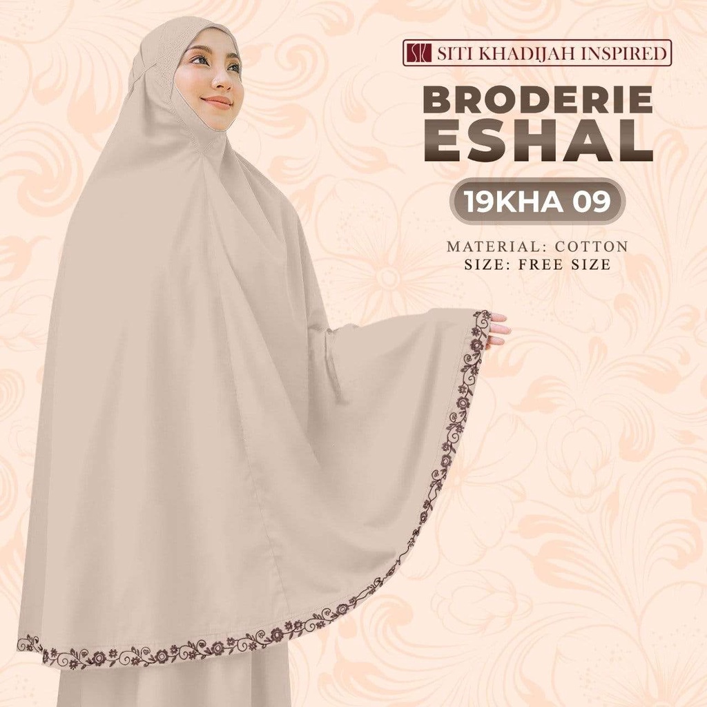 Koleksi Telekung Soft Awning Sulam , Lace & Lasercut Material Cotton Polyster [H, 19KHA, 20KHA ...