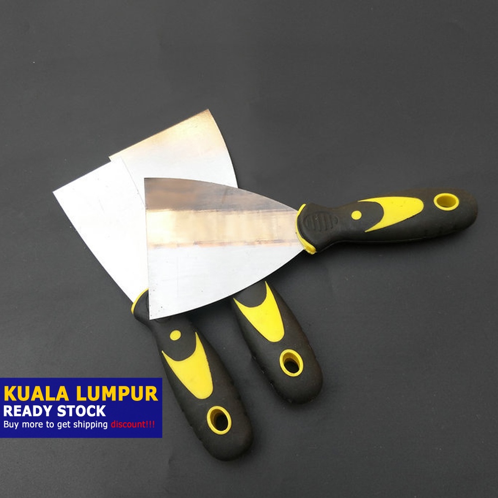 Heavy Duty Hand Scraper Tools Stainless Steel Blades and Plastic Black ...
