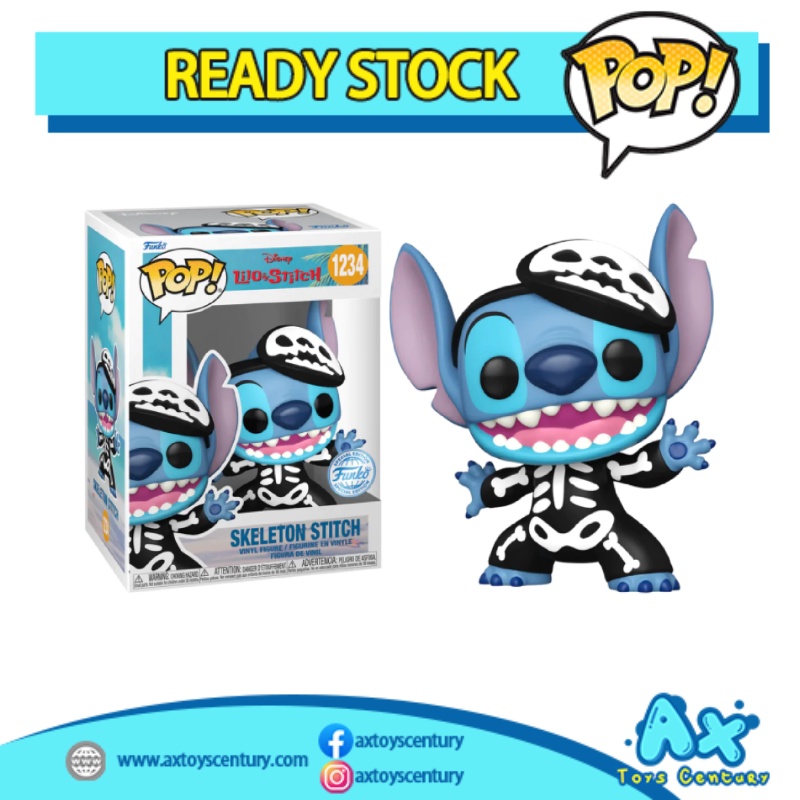 Funko Pop! Lilo & Stitch Skeleton Stitch #1234 | Shopee Malaysia