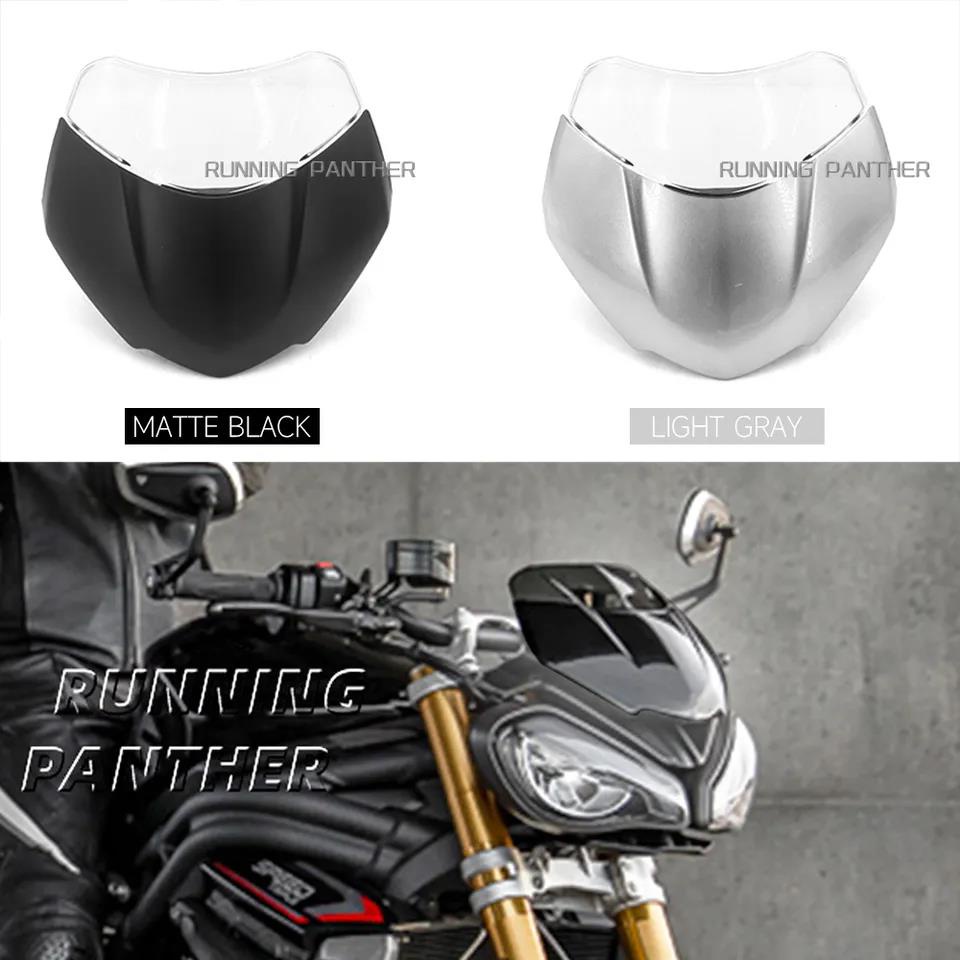 NEW Motorcycle Front Windscreen Windshield Wind Deflector Screen Shield ...