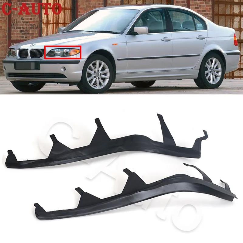 Car Front Upper Headlight Cover Strips Trims Headlight Sealing Strip ...