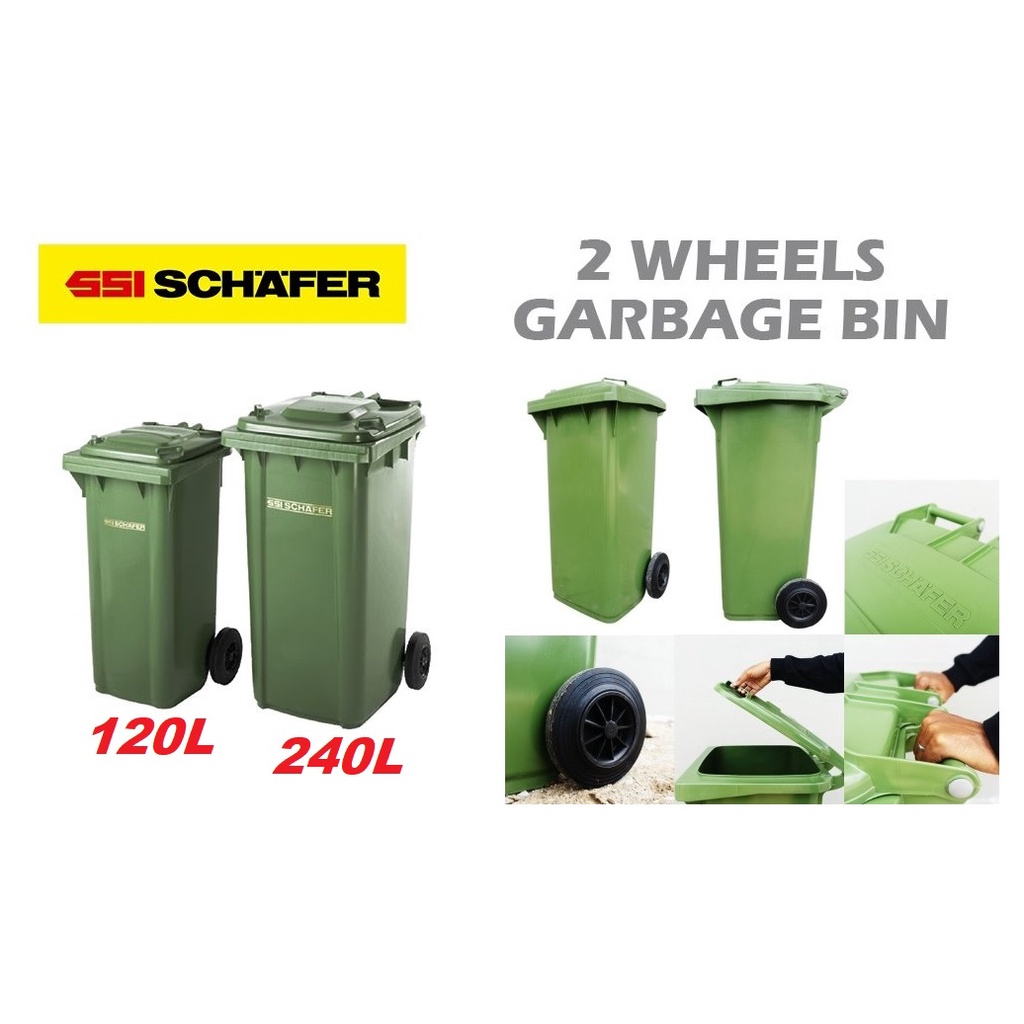 SSI Schaefer MGB 240L Large 2-Wheel Waste Containers Bin | Shopee Malaysia