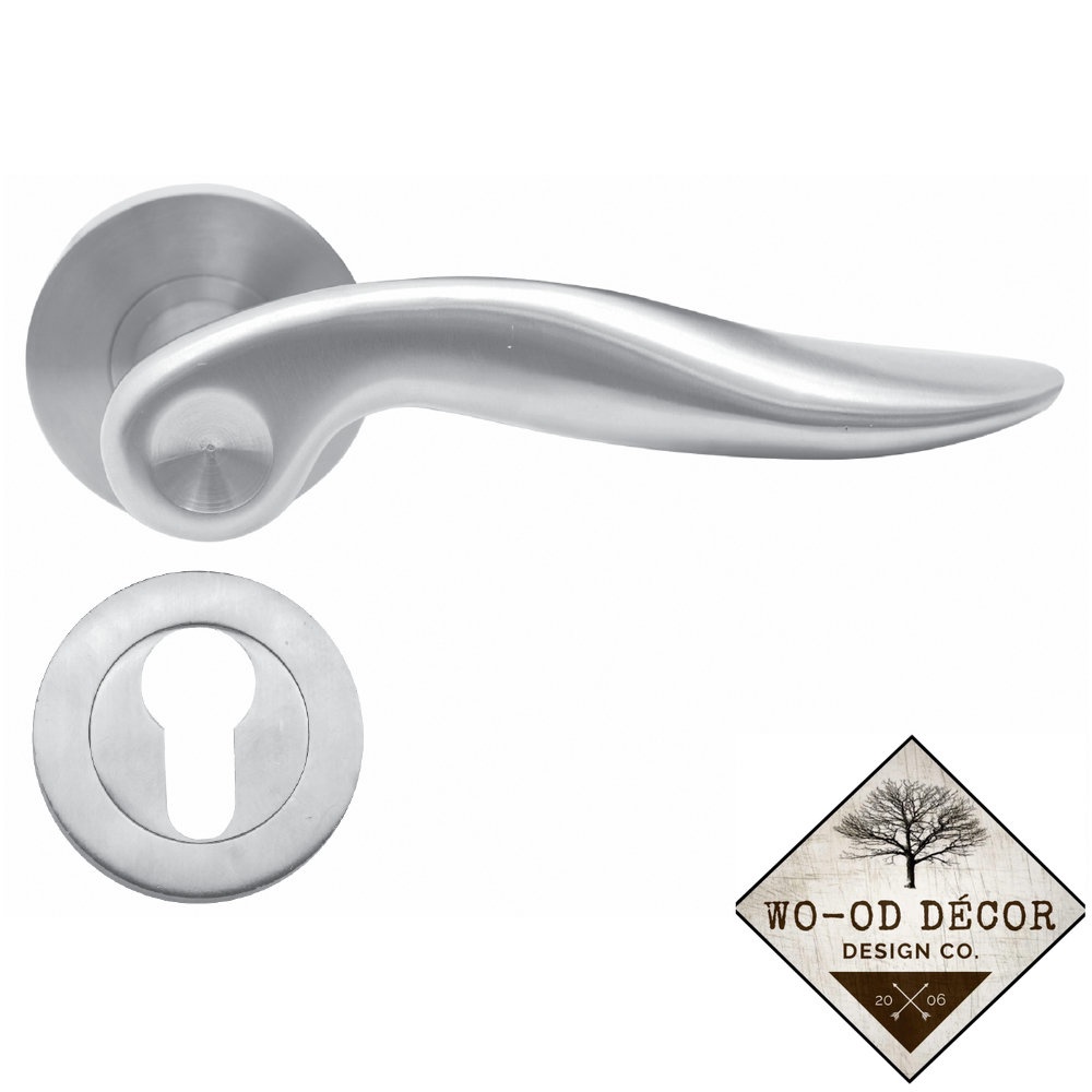 HOSO Mortise Lever HSSL-2054SS + HSSC70SN + HSM60X85SS Stainless Steel ...