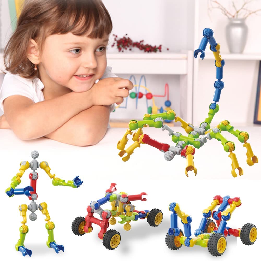 Detachable Skeleton Building Blocks Set Classic Building Bricks STEM ...